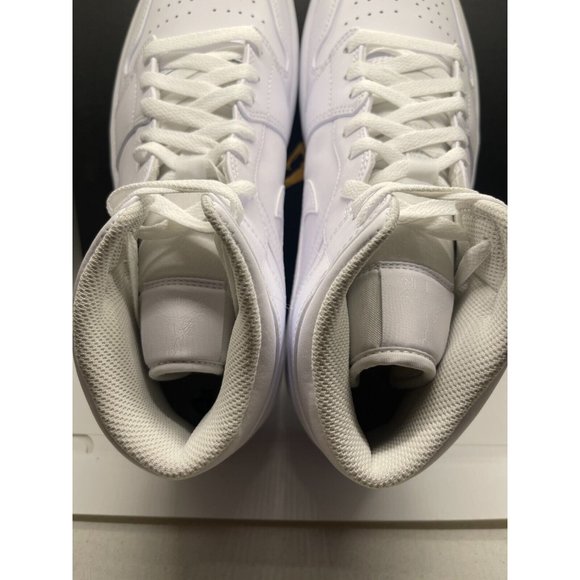 Jordan | Shoes | Nike Air Jordan Mid Triple White 222 Shoes White ...